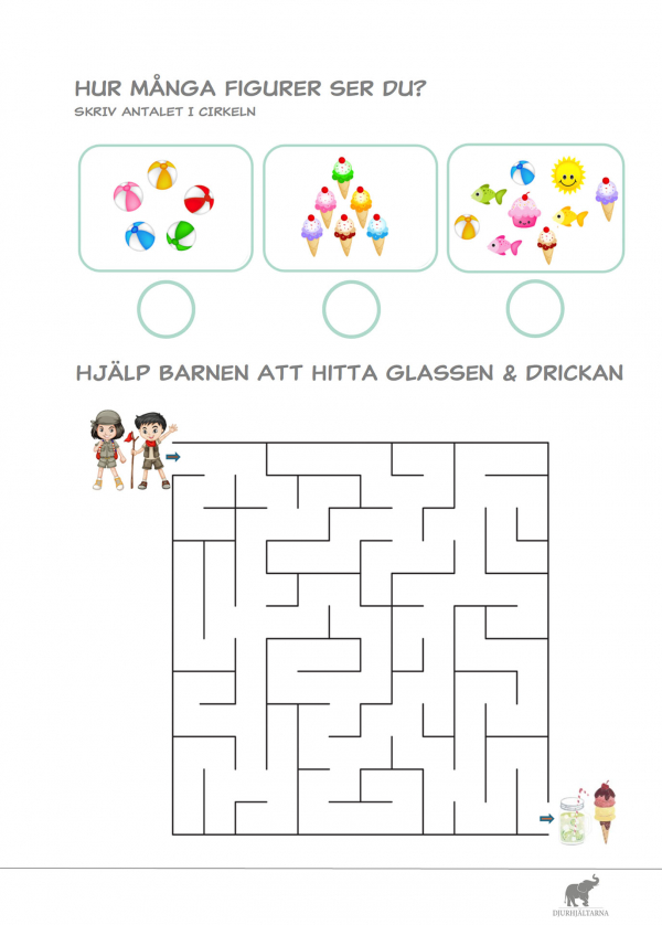 Uppgiftsblad - Välkommen tillbaka! - Djurhjältarna