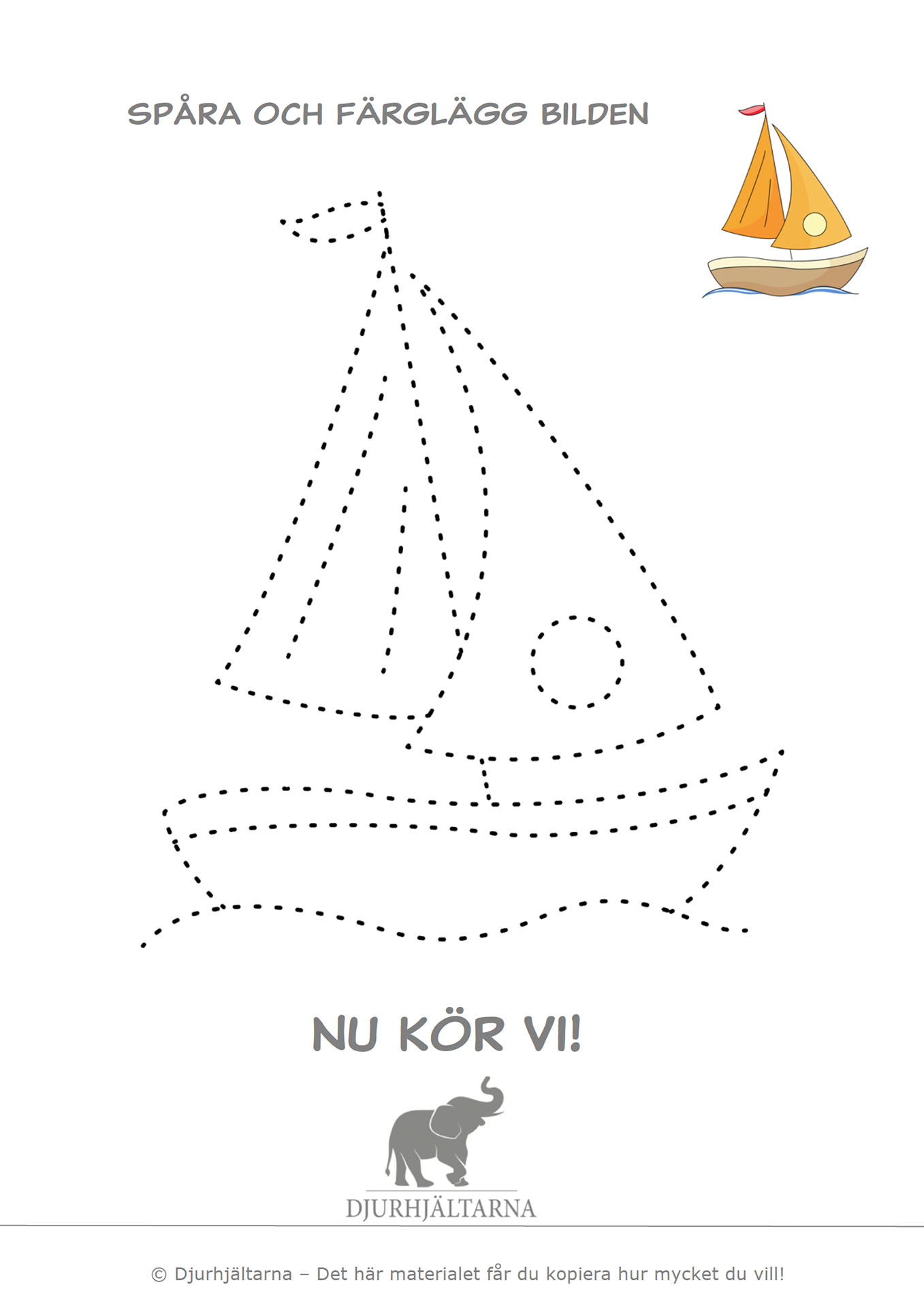 Uppgiftsblad - Välkommen tillbaka! - Djurhjältarna