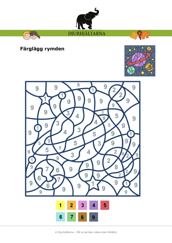 DOLD - Rymdpaket - Djurhjältarna